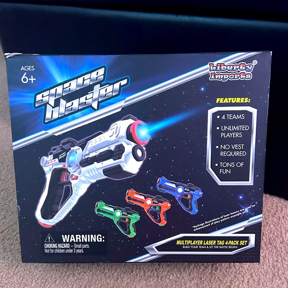 Space Blaster | Toys | Space Blaster Multiplayer Laser Tag 4pack Set ...